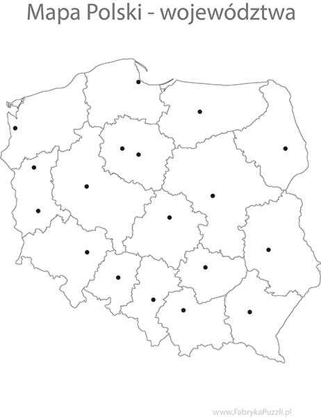 Mapa Polski do Druku - Darmowa, Drukowalna Mapa Polski